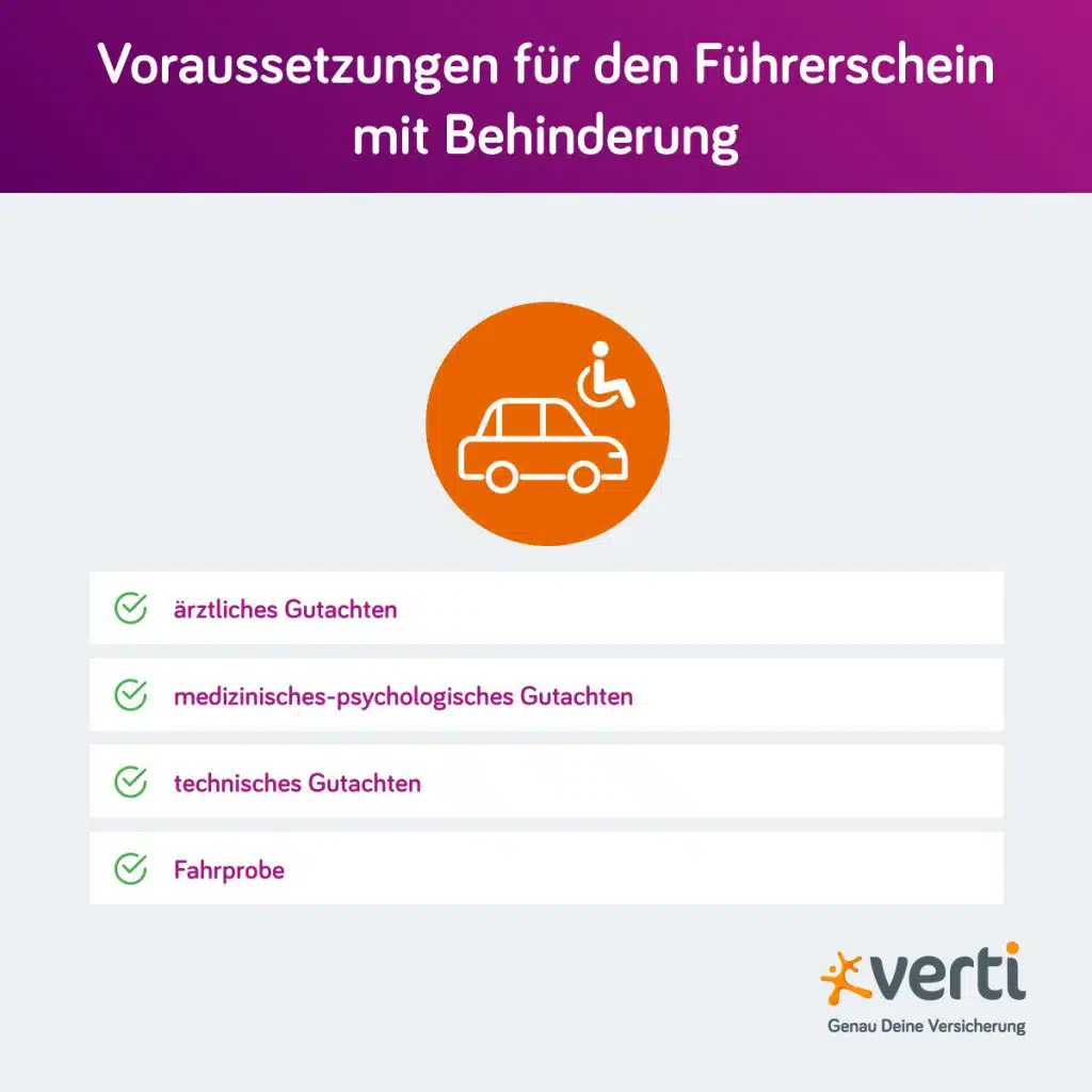 Führerschein mit Behinderung ablegen | Verti